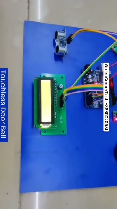 make Automatic door bell 🔔 buzzer with Arduino Uno, ultrasonic sensor # ...