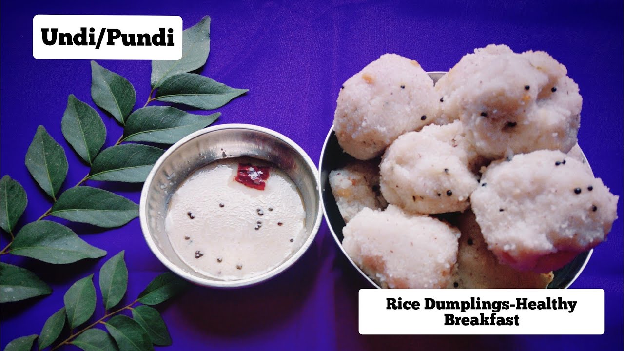 How to make Undi(Pundi) | Rice Balls-Rice Dumplings |Easy Breakfast ...