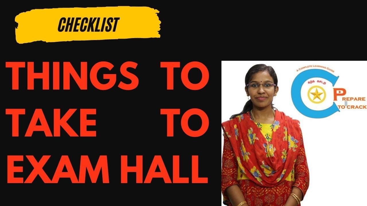 REPCO JA Checklist-Things to take to Exam hall - YouTube