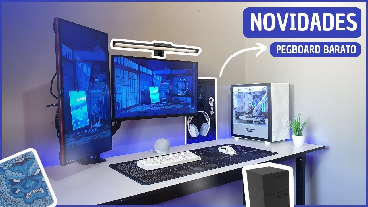 Futuras atualizações do meu setup gamer branco - YouTube