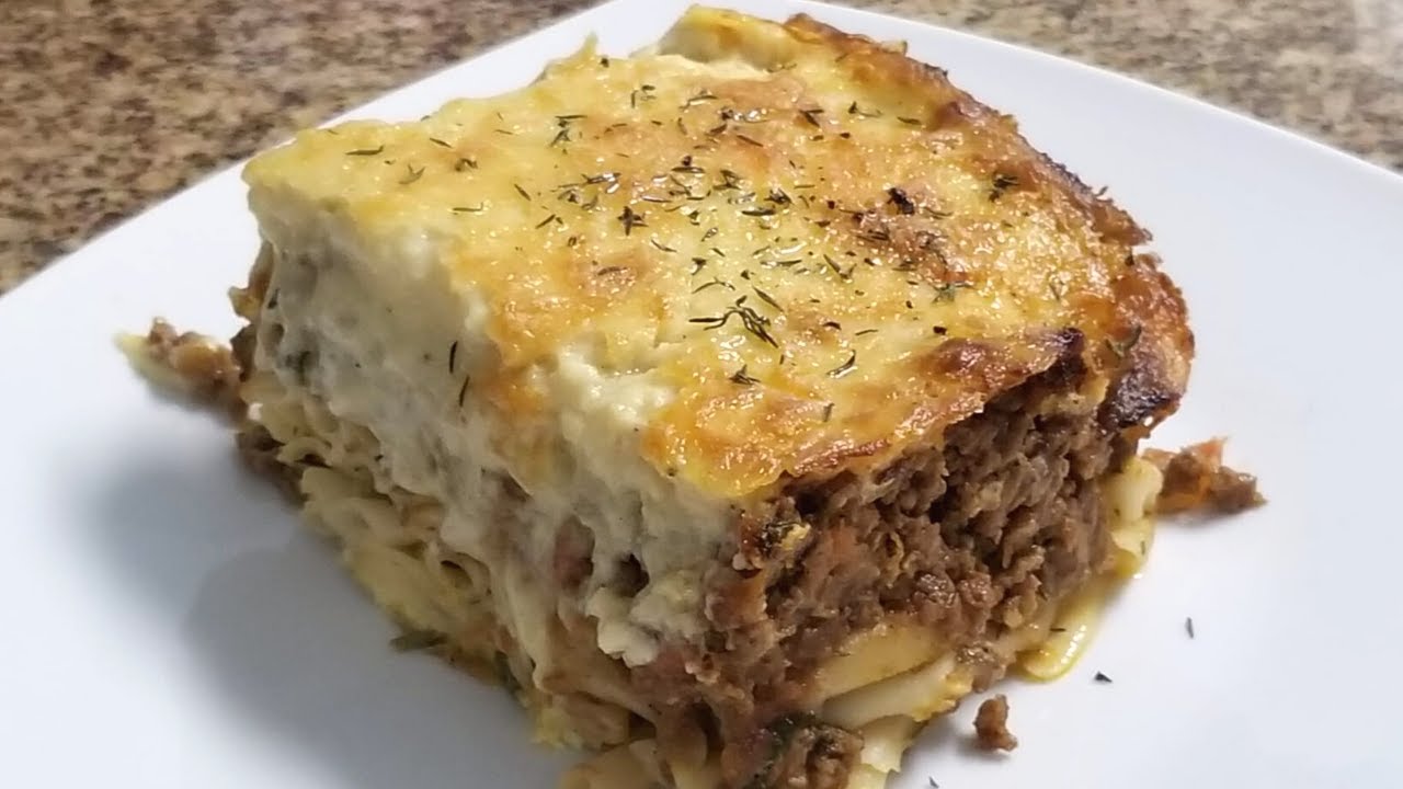 The Authentic Greek Pastitsio Recipe - YouTube
