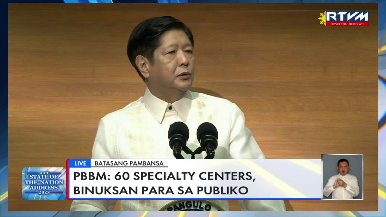 President Marcos on the administration's health programs and the need ...