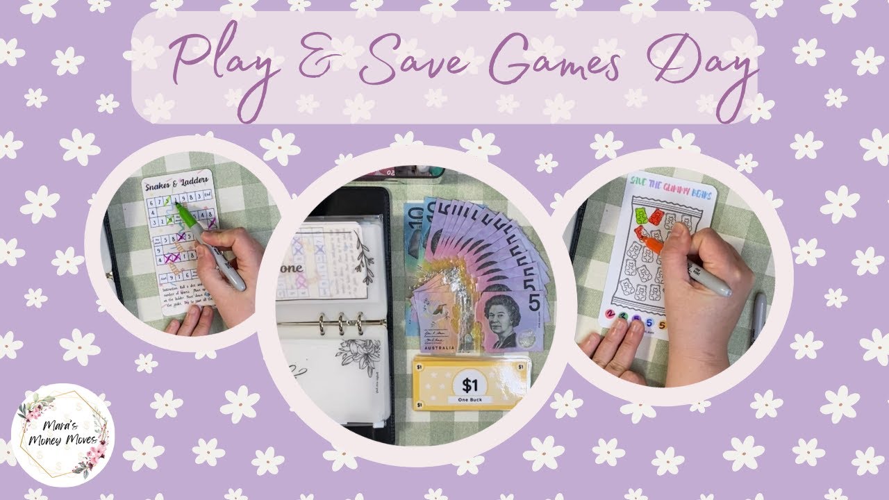 Play & Save Games Day | Fun Savings Challenges | Aussie Cash Budgeter ...