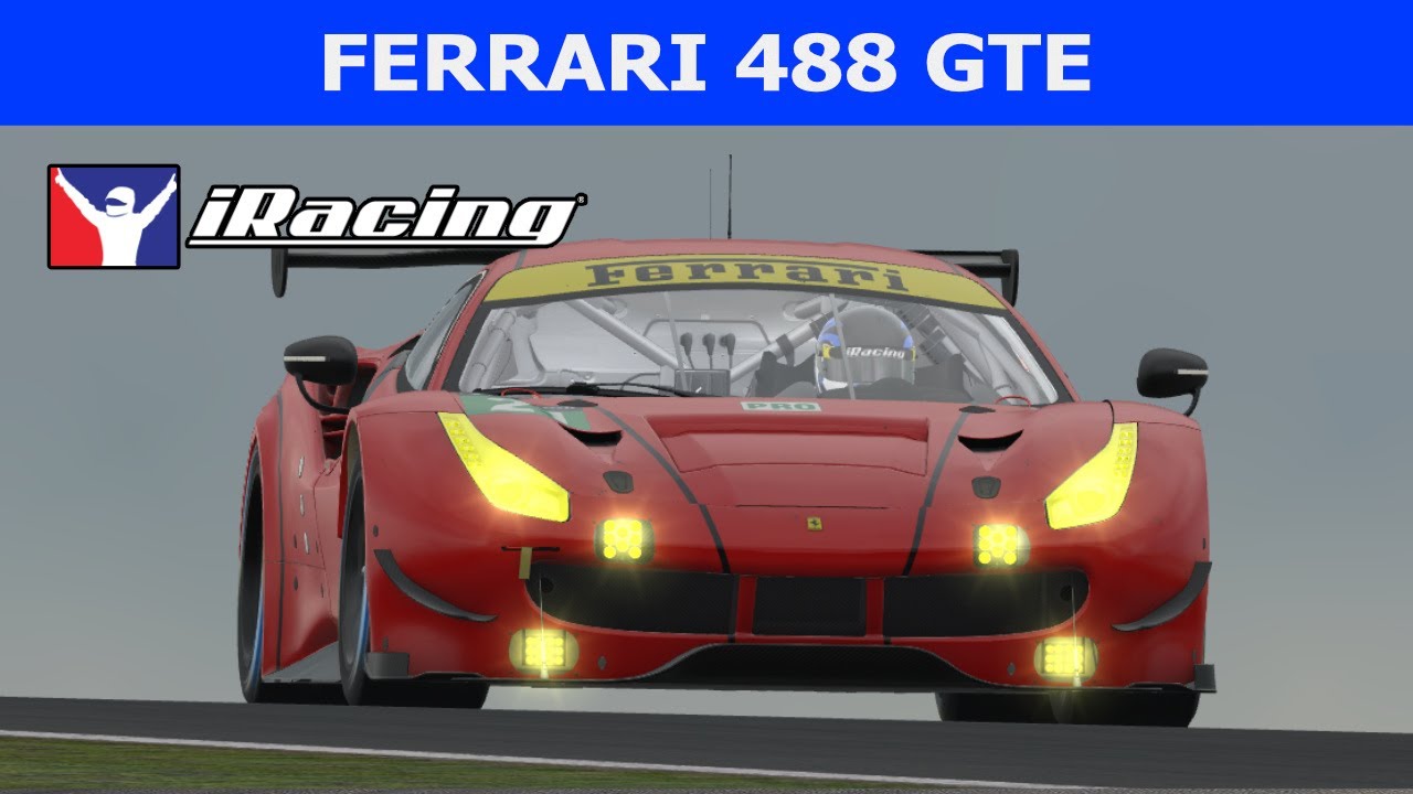 iRacing - Ferrari 488 GTE - Le Mans - YouTube