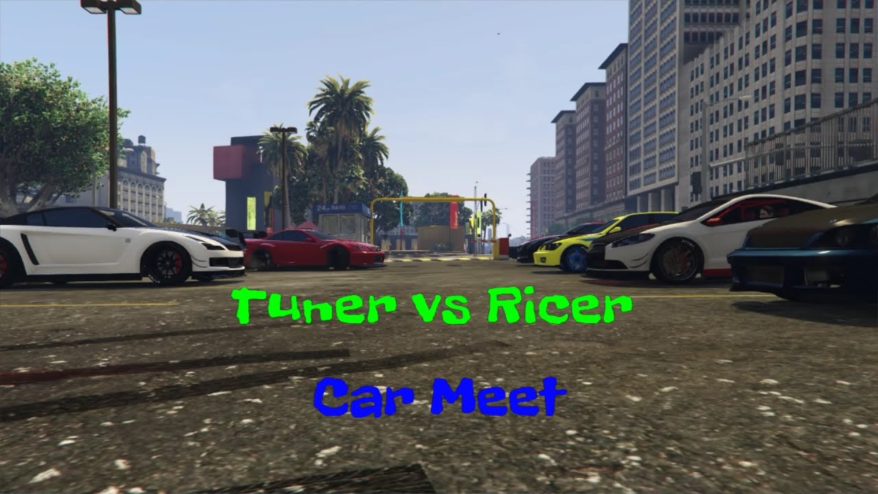RICER car meet (Rockstar Editor) - YouTube