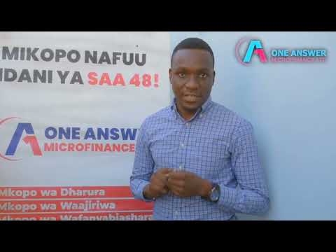 Upatikanaji wa Mikopo Nafuu Ndani ya Muda Mfupi