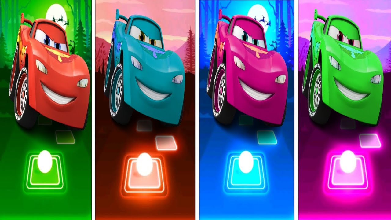 Mcqueen Car's - Red McQueen - Blue McQueen - Pink McQueen - Green ...