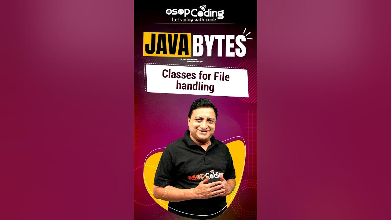 Classes For File Handling In Java Filehandling Coding Java Javaprogramming Viral Youtube