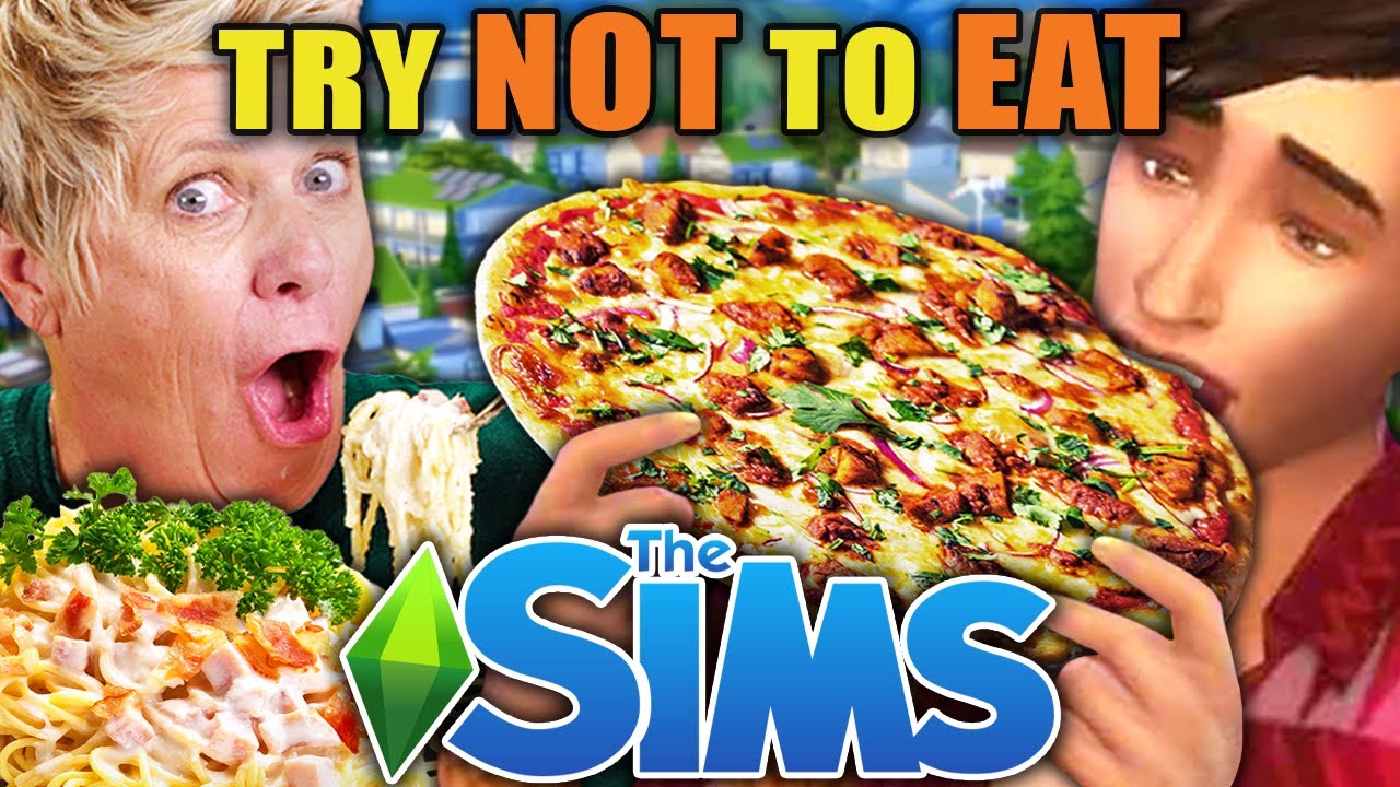 Try Not To Eat - The Sims! (Eggs Machiavellian, Tikka Masala Pizza ...