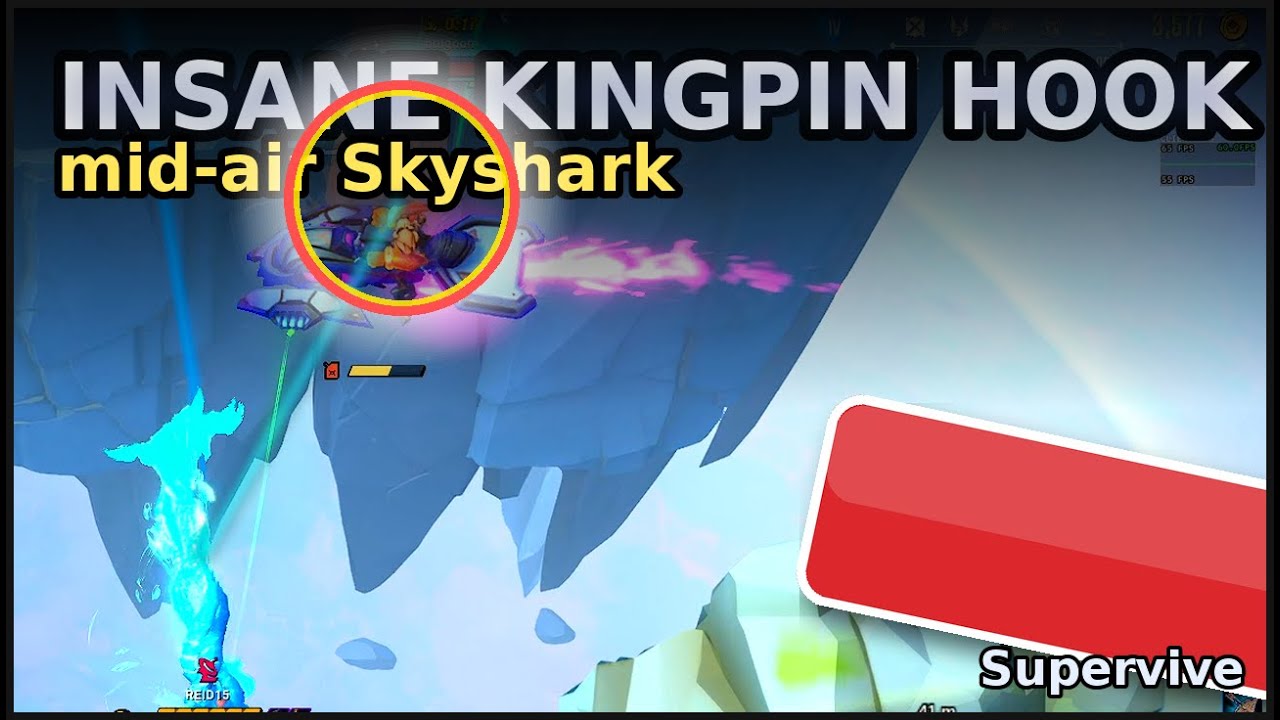 INSANE Kingpin Hook - mid-air Skyshark DELETED | Supervive - YouTube