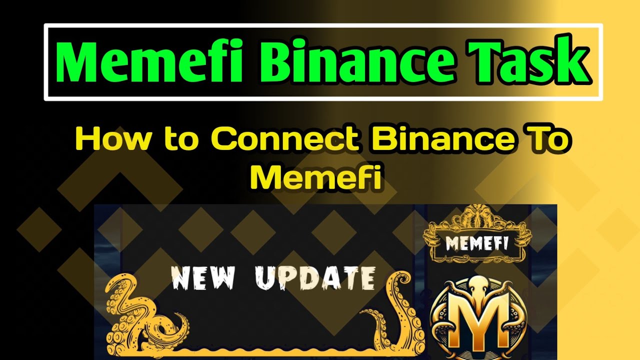 Memefi Binance Task Update | How to Connect Binance - YouTube
