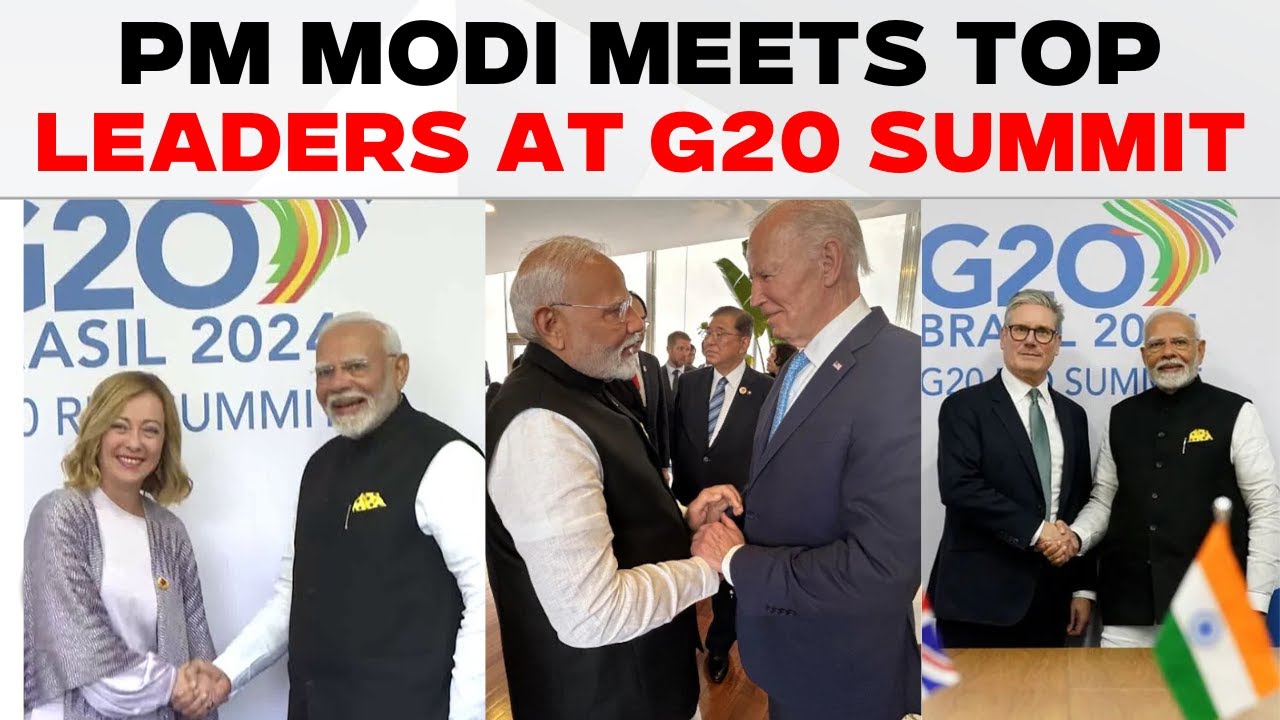 G20 Summit LIVE | PM Modi Meets Italy’s Meloni, UK PM Starmer, French ...
