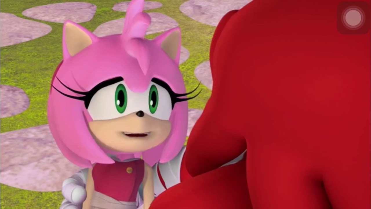 Knuckles and Amy moments in Sonic Boom - YouTube