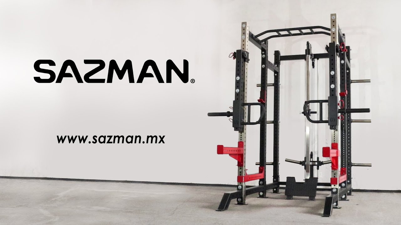 Sazman - Equipos para gimnasio - YouTube