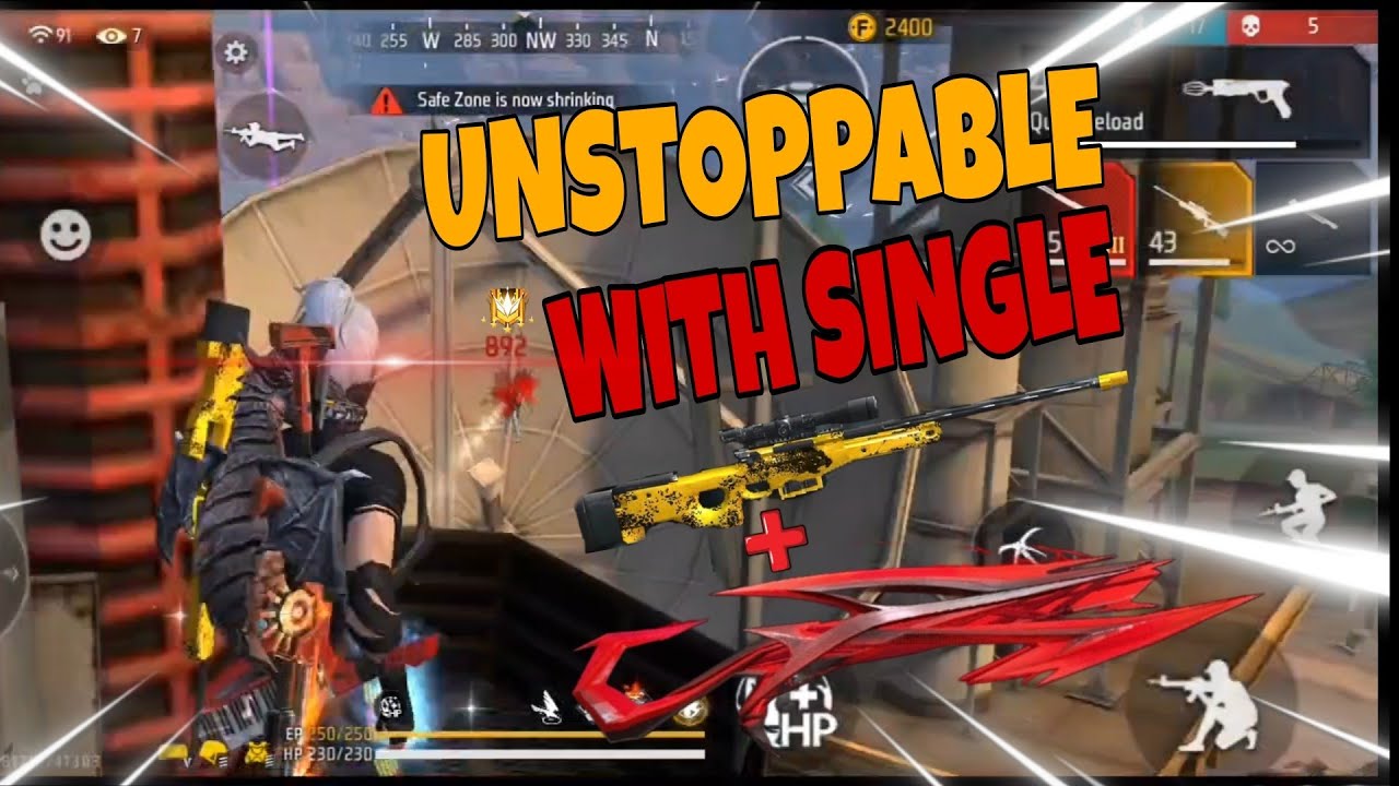 UNSTOPPABLE WITH SINGLE SNIPER 🔥M1014 OP GAME PLAY IN SOLO VS DUO BATTLE || FREE FIRE MAX - YouTube