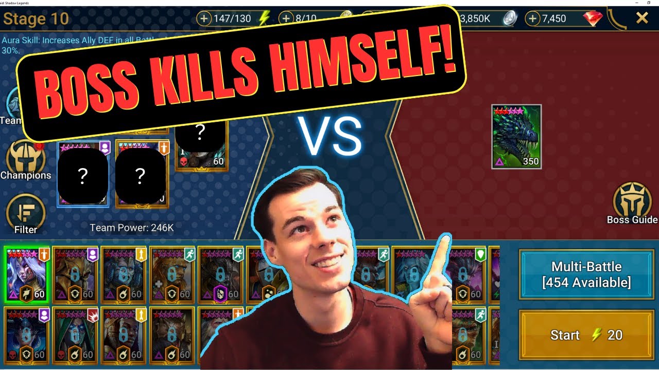 Dragon Stage 10 Hard Mode Accessible Speed Team | Raid Shadow Legends ...