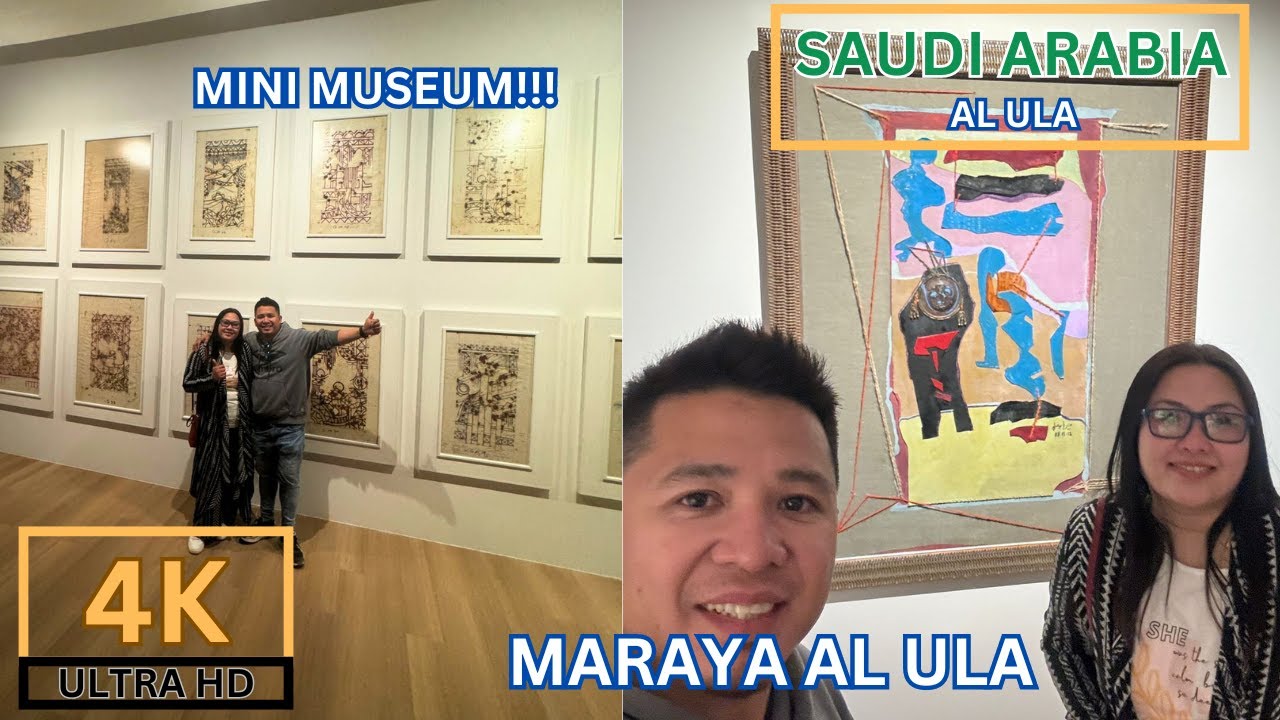 [4K] Amazing Museum Inside Maraya in Al Ula, Saudi Arabia - YouTube