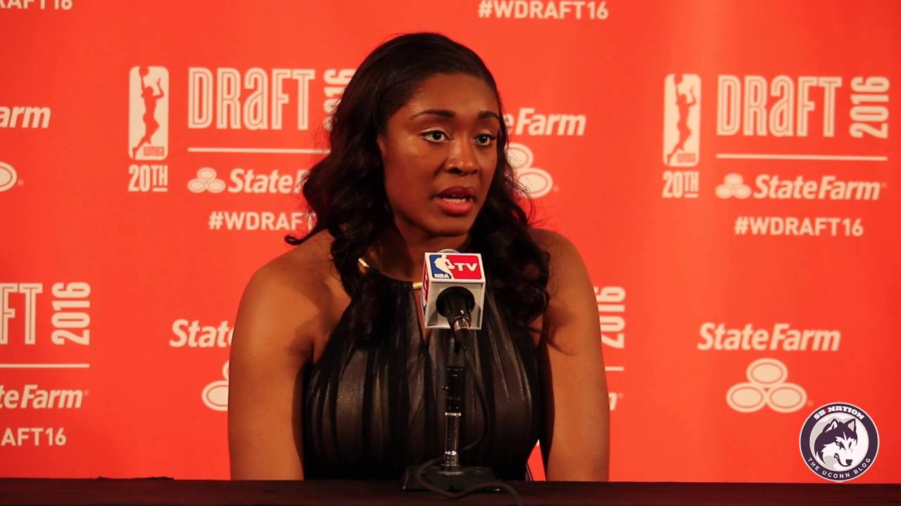 Morgan Tuck Drafted No. 3 Overall by Connecticut Sun - YouTube