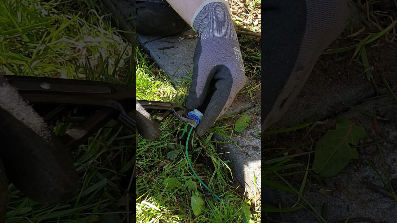 Montering af Samlemuffe med silicone til 3 ledninger til ...