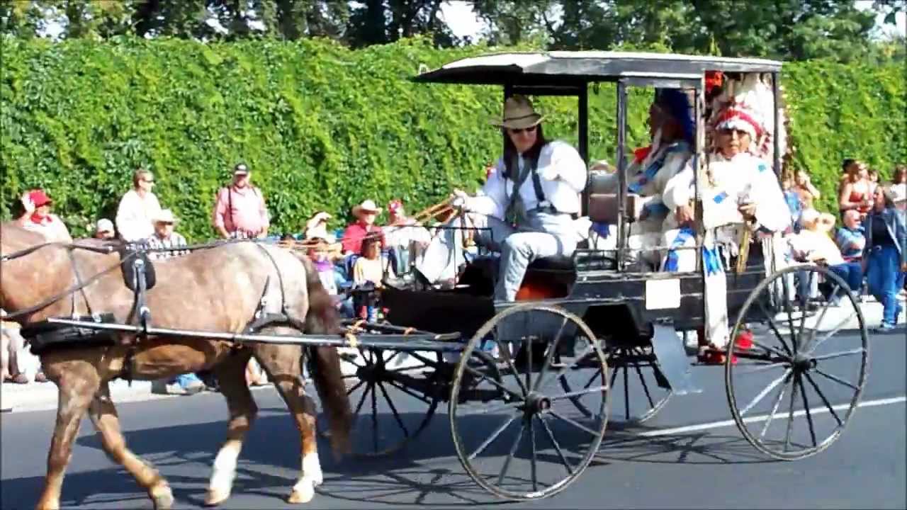 2012 Horse and Mule Drawn Wagons at Pendleton Roundup Parade Part 1 ...