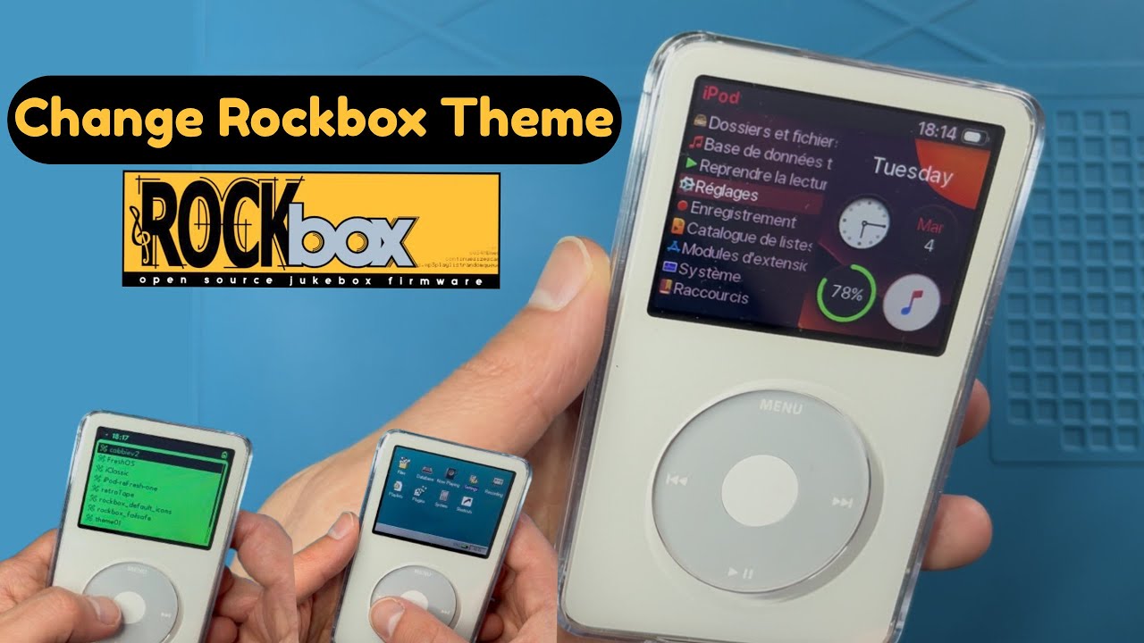 Change Rockbox theme - YouTube