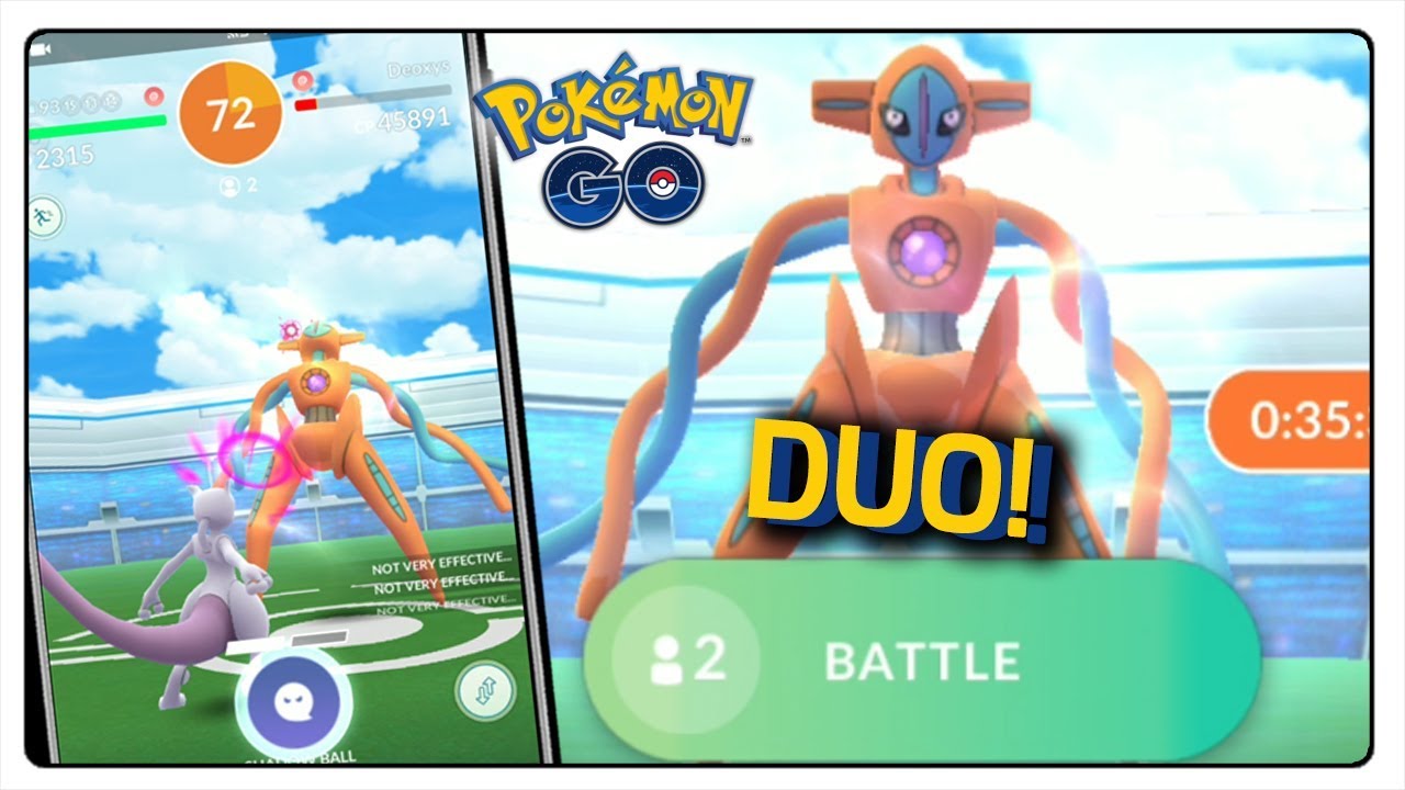 NOWY EX RAID! DEOXYS RAID DUO HYPERBEAM (BOOSTED) W POKEMON GO! - YouTube
