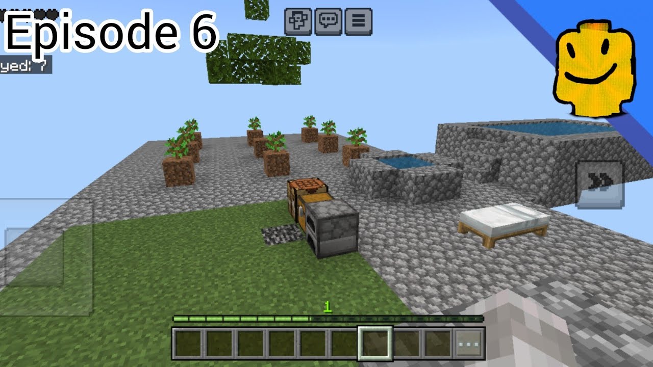 Fishing and an expansion of the tree farm! Skyblock (6) - YouTube