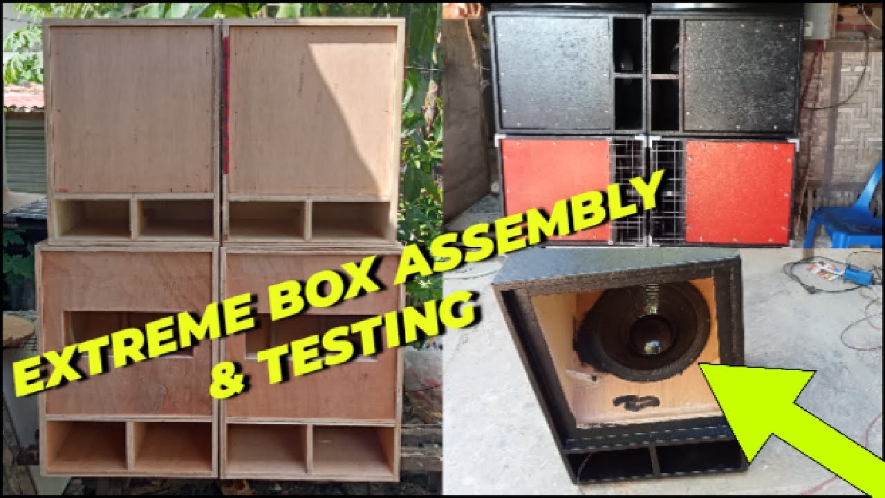 Ebox Assembly And Testing! Loaded 15" 1kwrms kke Wabcu. Extreme box ...