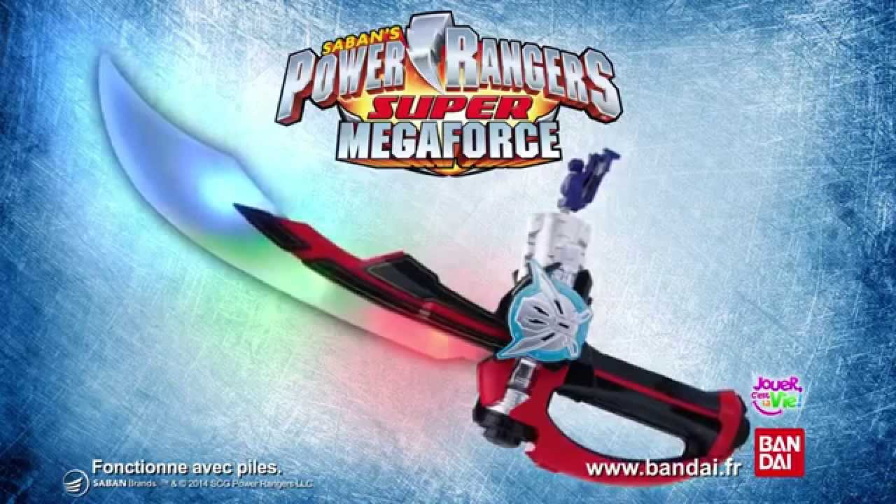 Power Rangers Super Megaforce - Publicité - BanDai - DX Epée Sons et ...