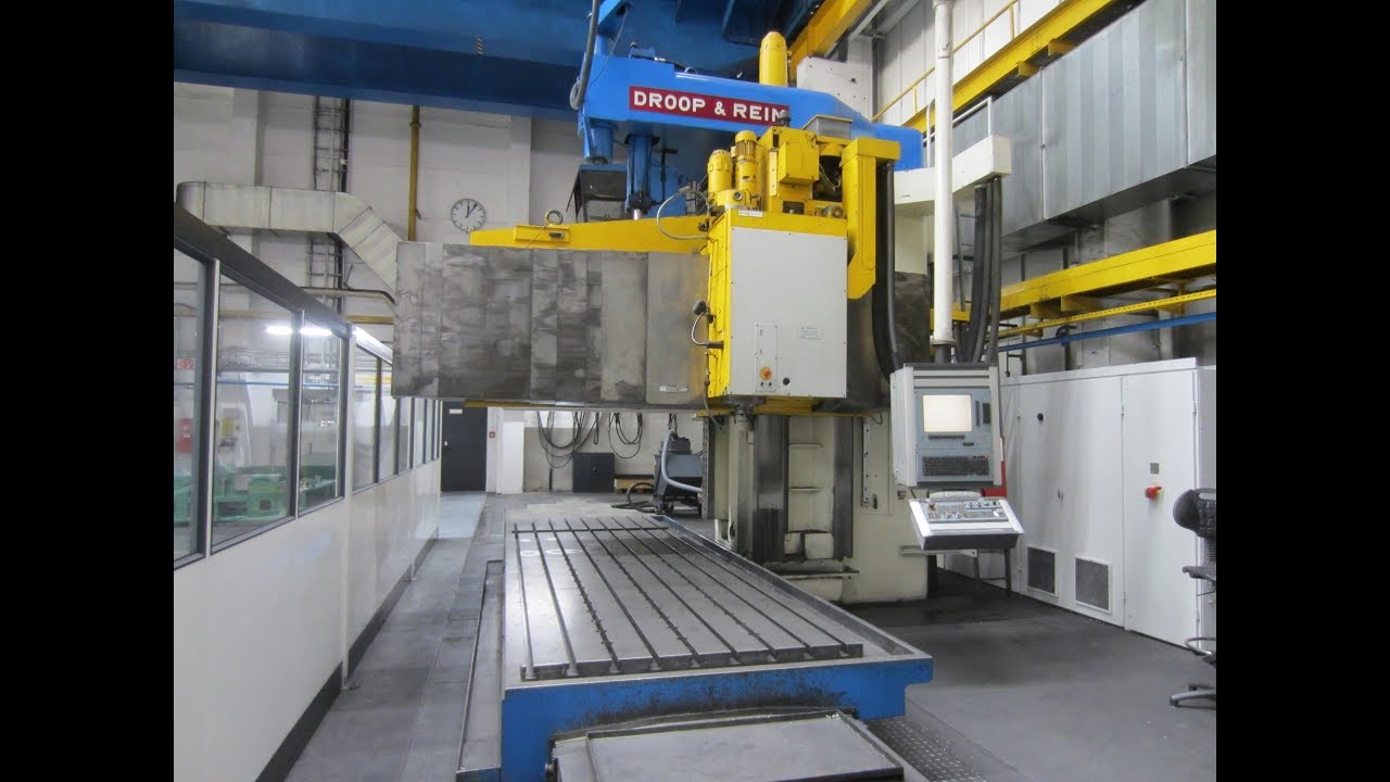 Droop & Rein LFAS 1800Kc Bed-Type Vertical CNC Milling Machine - YouTube
