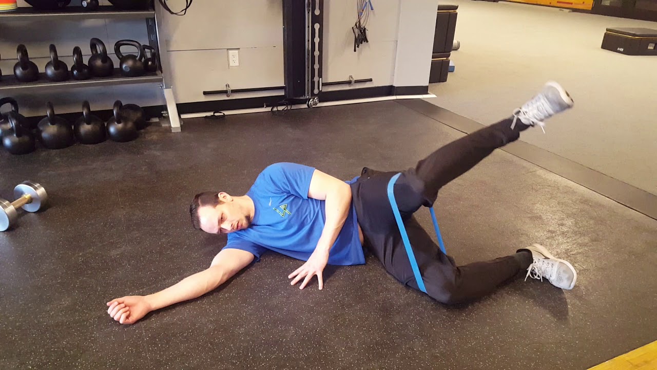 Miniband Clamshell--Foot and Knee - YouTube