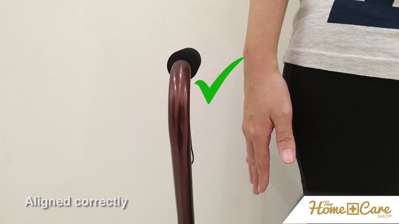 HomeCare Shop Malaysia - How To Use A Quad Cane Effectively - YouTube
