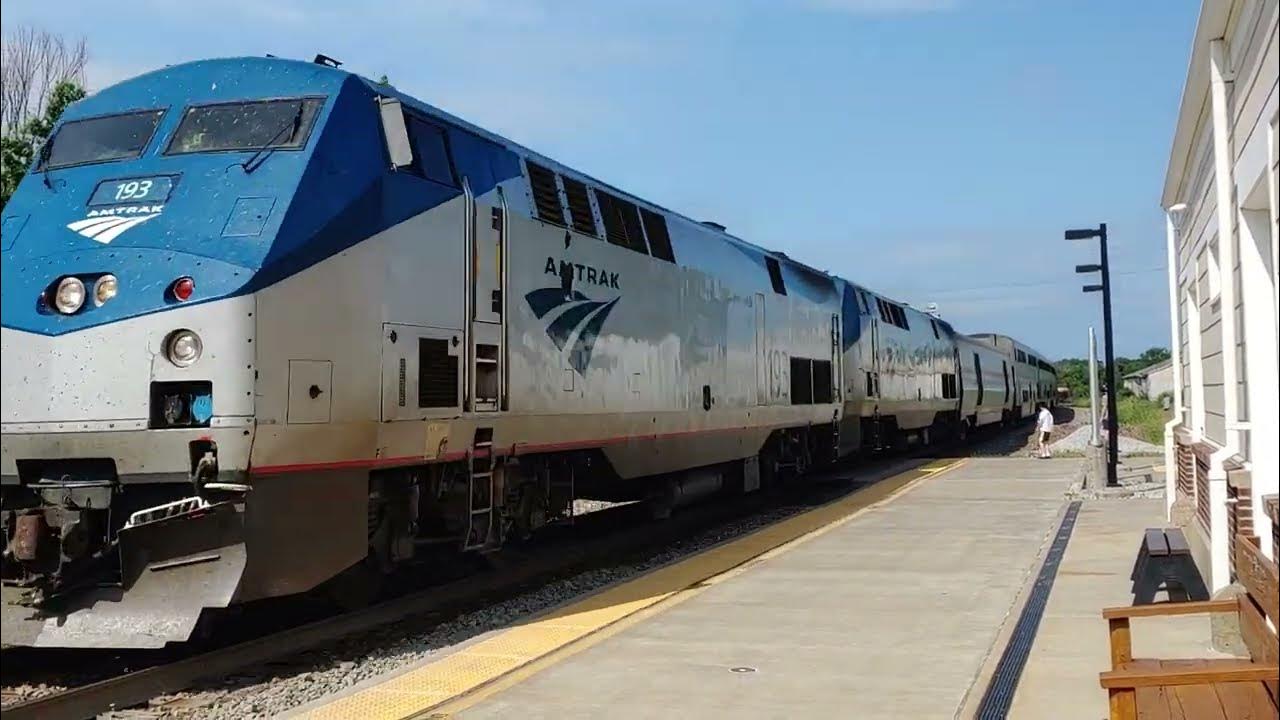 La Plata Rail Days 2025 -- Amtrak train #4 arrives, morning of June 27th - YouTube