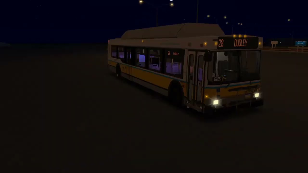 MBTA Route 28 Dudley NABI New Flyer #2297 2006 OMSI 2 - YouTube