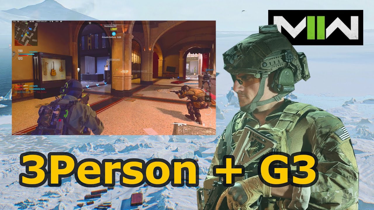 Cod MW2: Third Person mit G3 - Breenbergh Hotel, Stellung (Externe ...