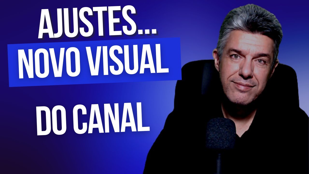 Ajustes pra Visual Novo do Canal Teste 1 - YouTube