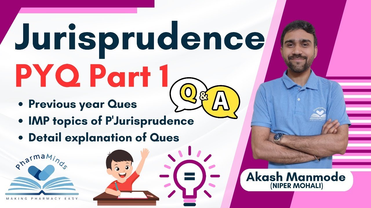 PYQ Jurisprudence Part 1 | Pharmaceutical Jurisprudence | Pharmaminds ...