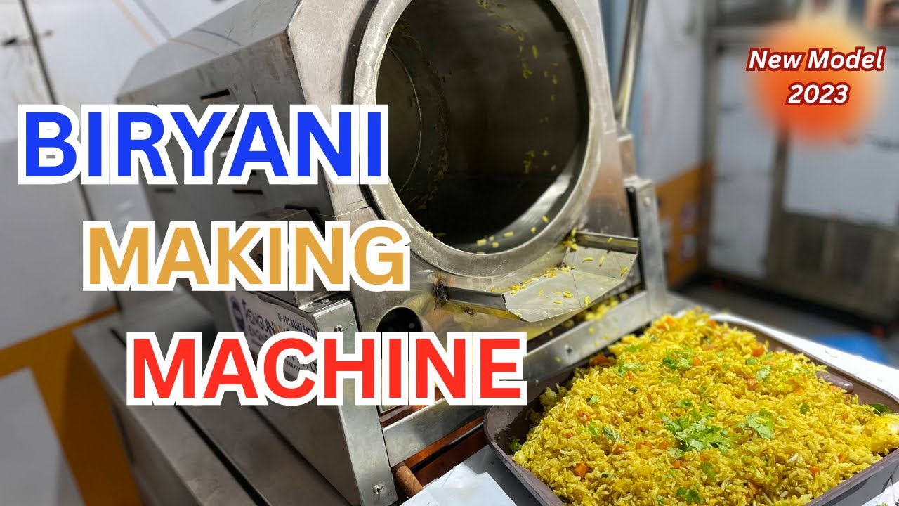 Biryani machine | बिरयानी बनाने की मशीन | Business idea 2023 #biryani # ...