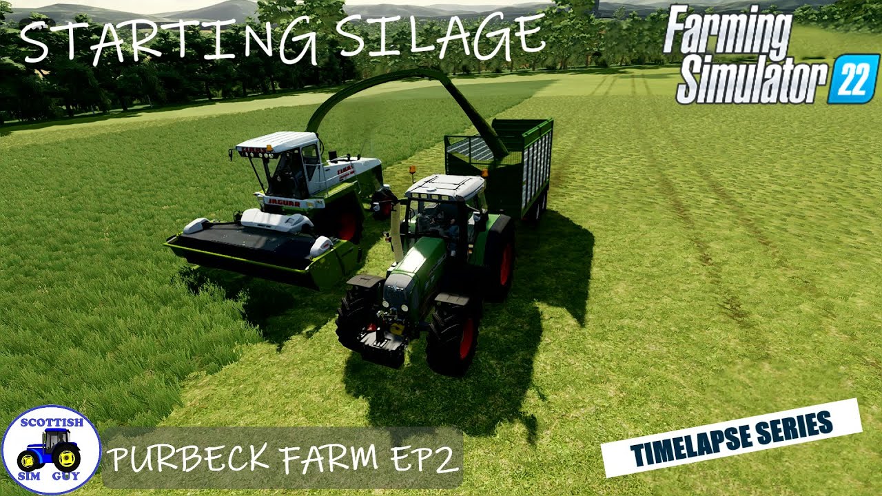 Purbeck Ep2/Silage/Baling Straw/Farming Simulator/ FS22/Farming ...