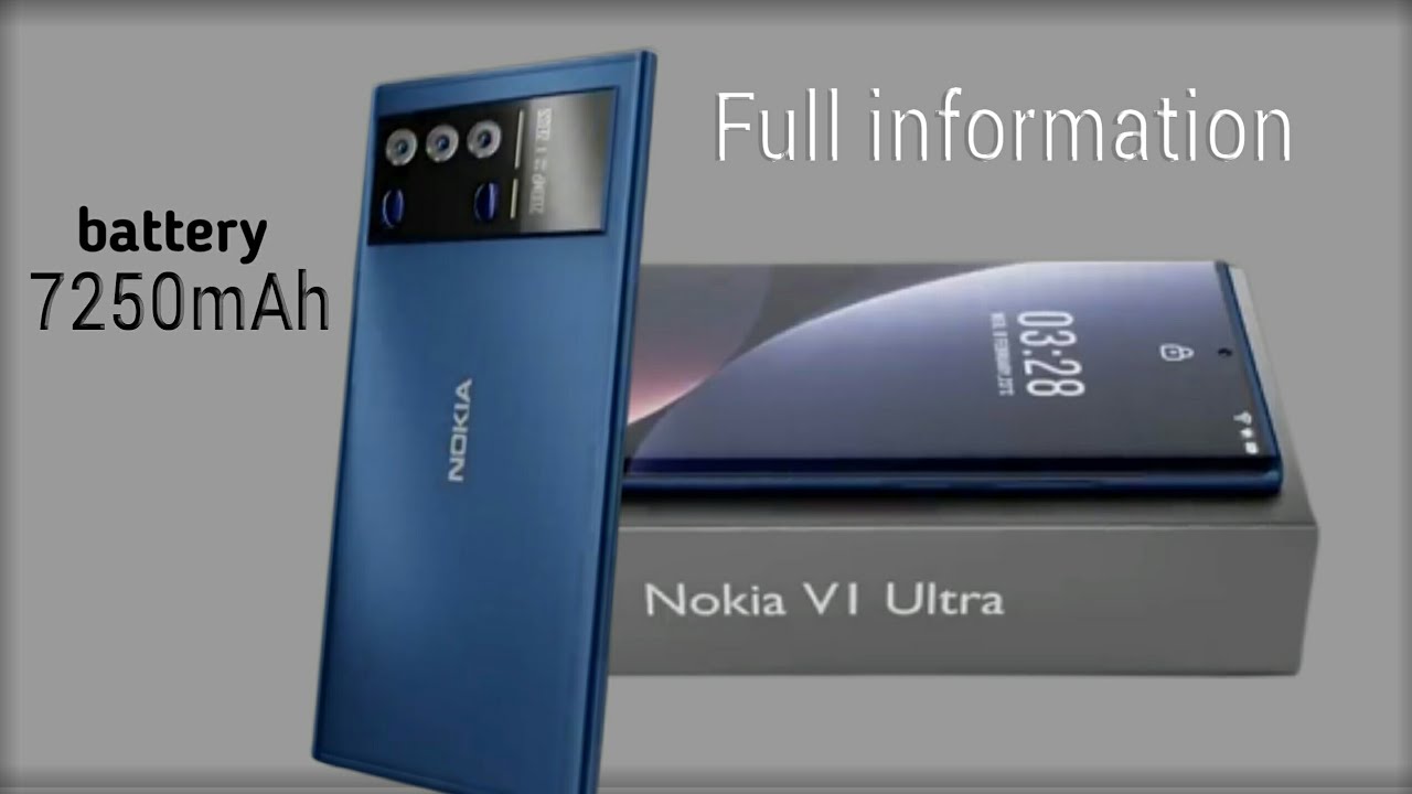 Nokia V1 Ultra - 7250 mAh Battery, 200Camera, 5G, 8GB Ram128GB, Ultra ...