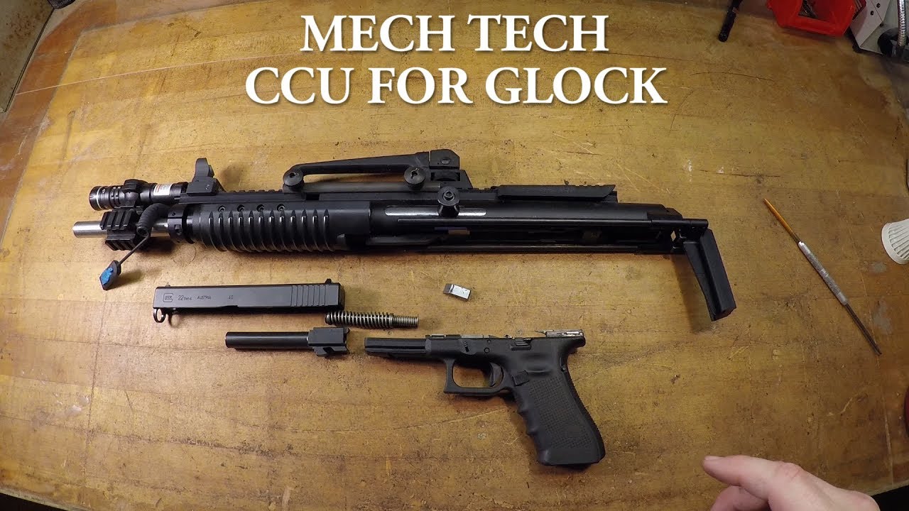 QUICK REVIEW GLOCK MECHTECH CCU CARBINE CONVERSION UNIT - YouTube