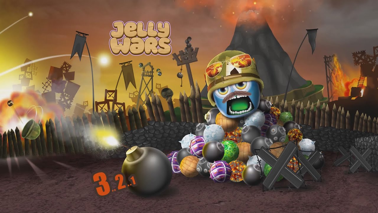 Jelly Wars gameplay with new graphics - YouTube