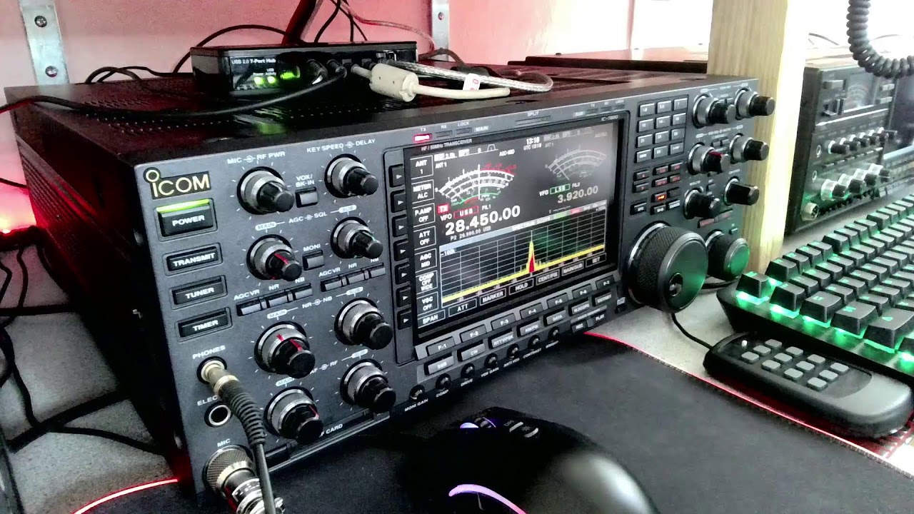 Ham Radio Icom IC7851 on 10 meters Live from Miami, - YouTube