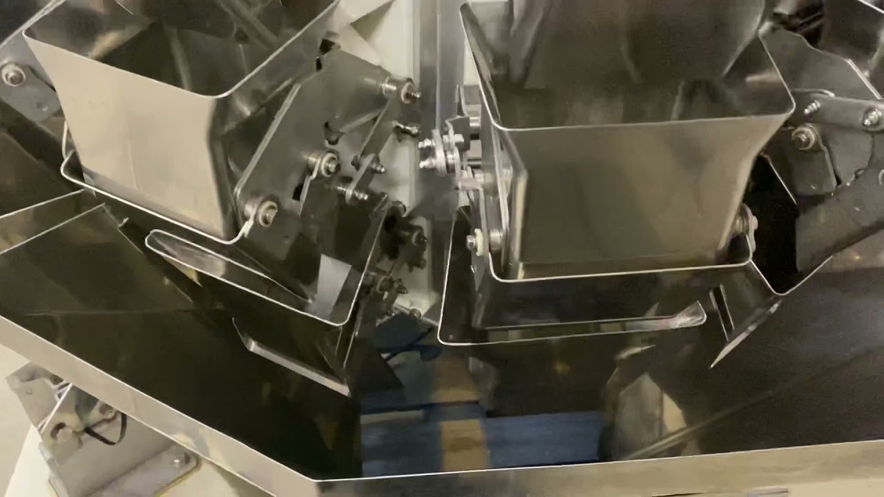 Yamato 10 heads Multihead weigher - YouTube