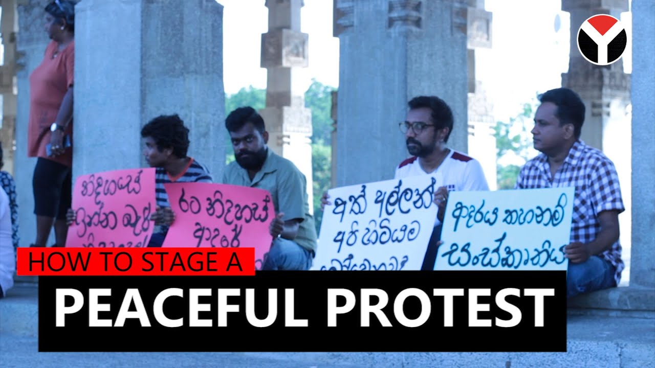 How to Stage a Peaceful Protest - YouTube