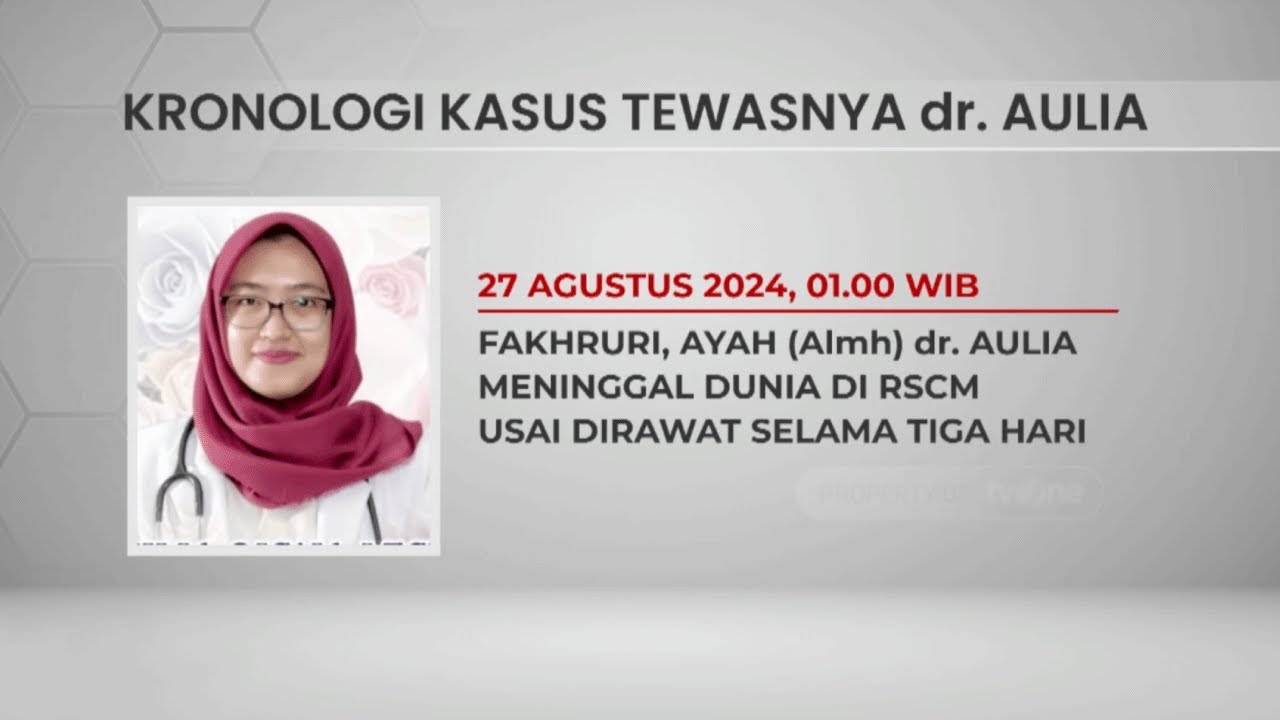 Timeline Kronologi Kasus Tewasnya Dokter Aulia | AKIM tvOne - YouTube