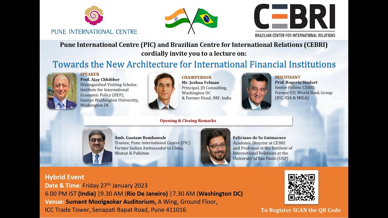 PIC & CEBRI -Towards New Architecture for International Financial ...