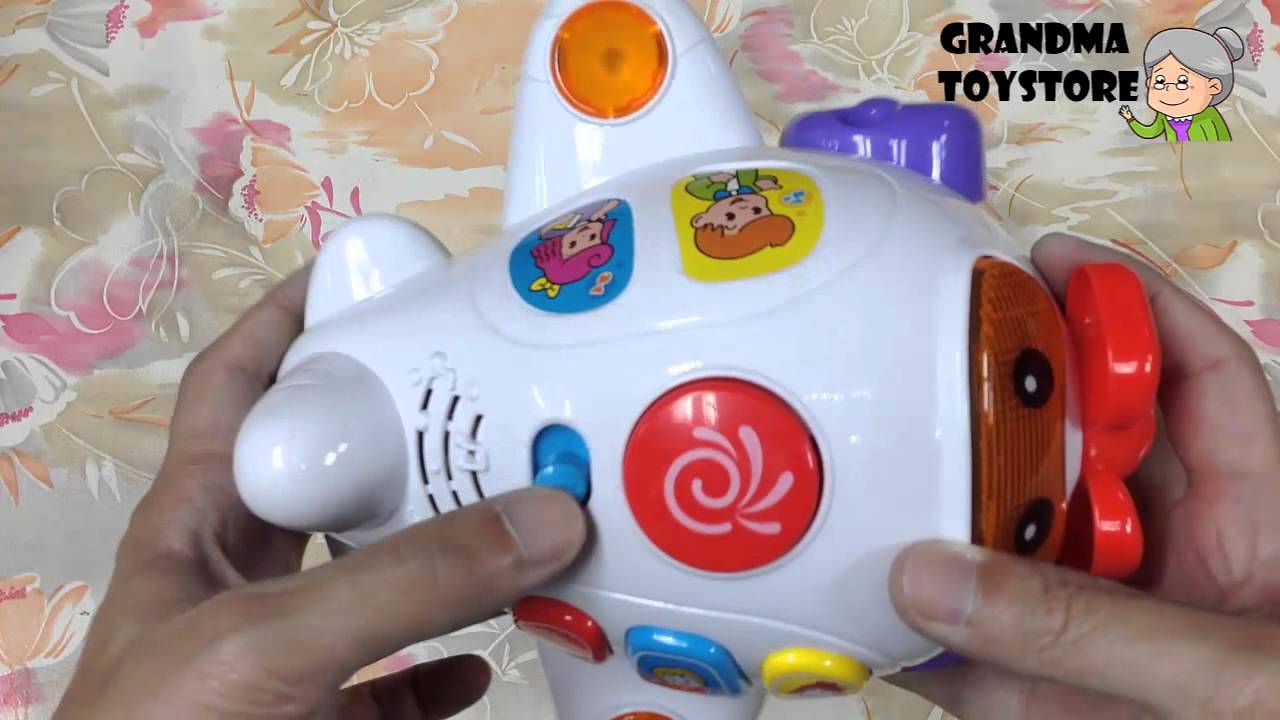 Unboxing TOYS Review/Demos - Fun cute baby happy learning airplane ...