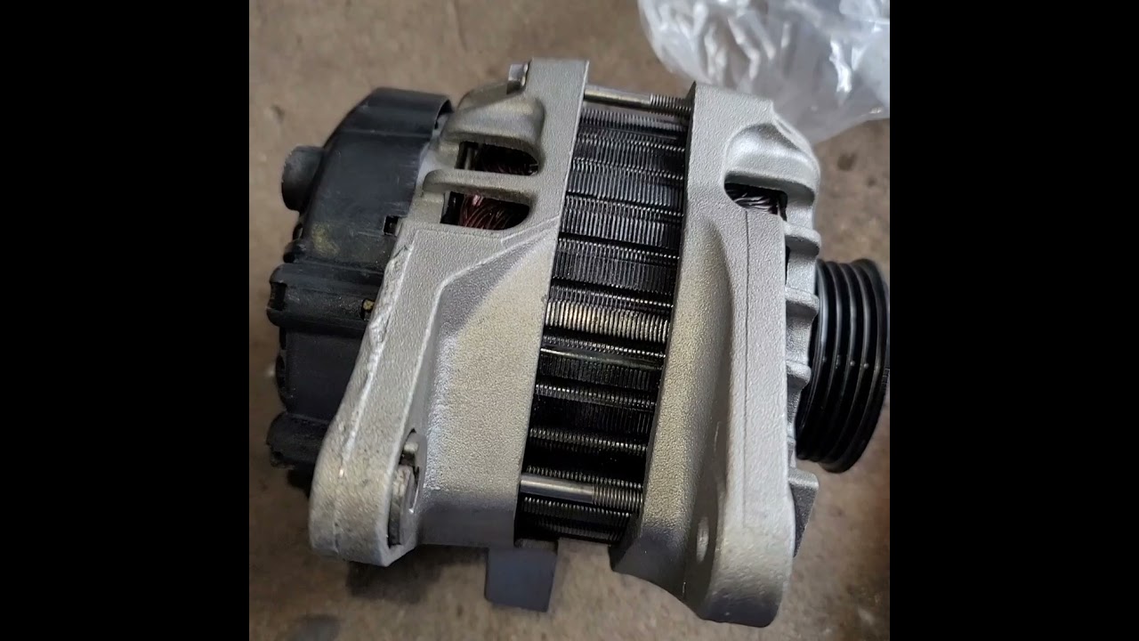 How to make Alternator fit on lower mounting bracket ! - YouTube