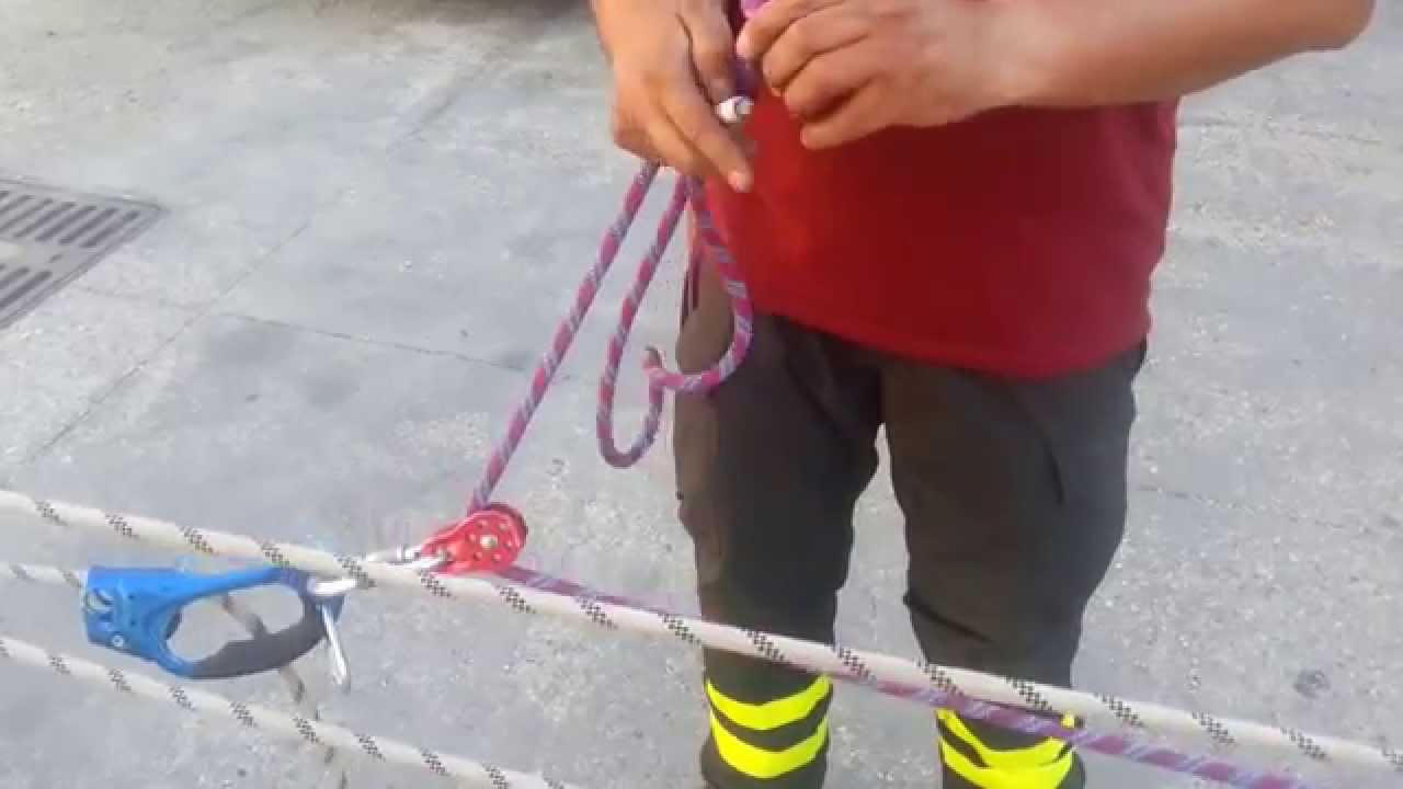 54 recupero con paranco - YouTube